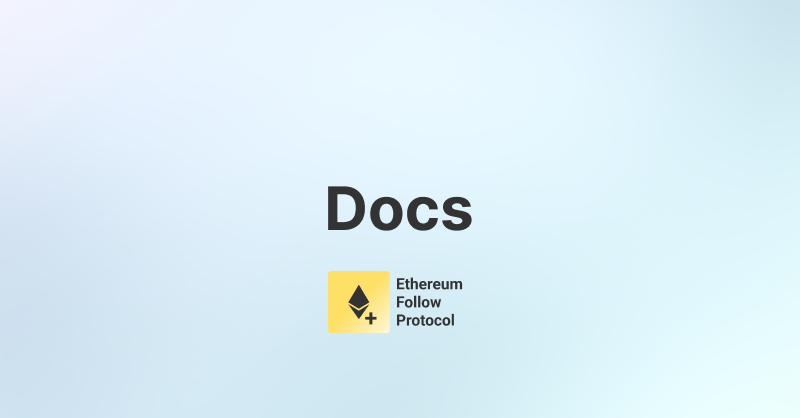 Introduction | EFP Docs
